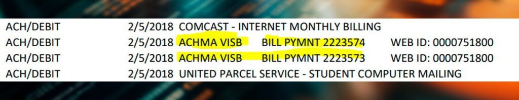 Understanding ACHMA VISB Charges - TuKAK.com